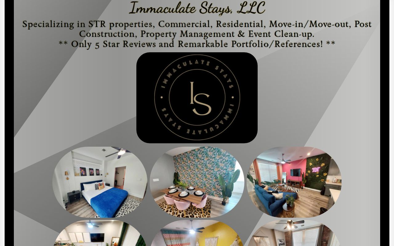 Immaculate Stays, LLC